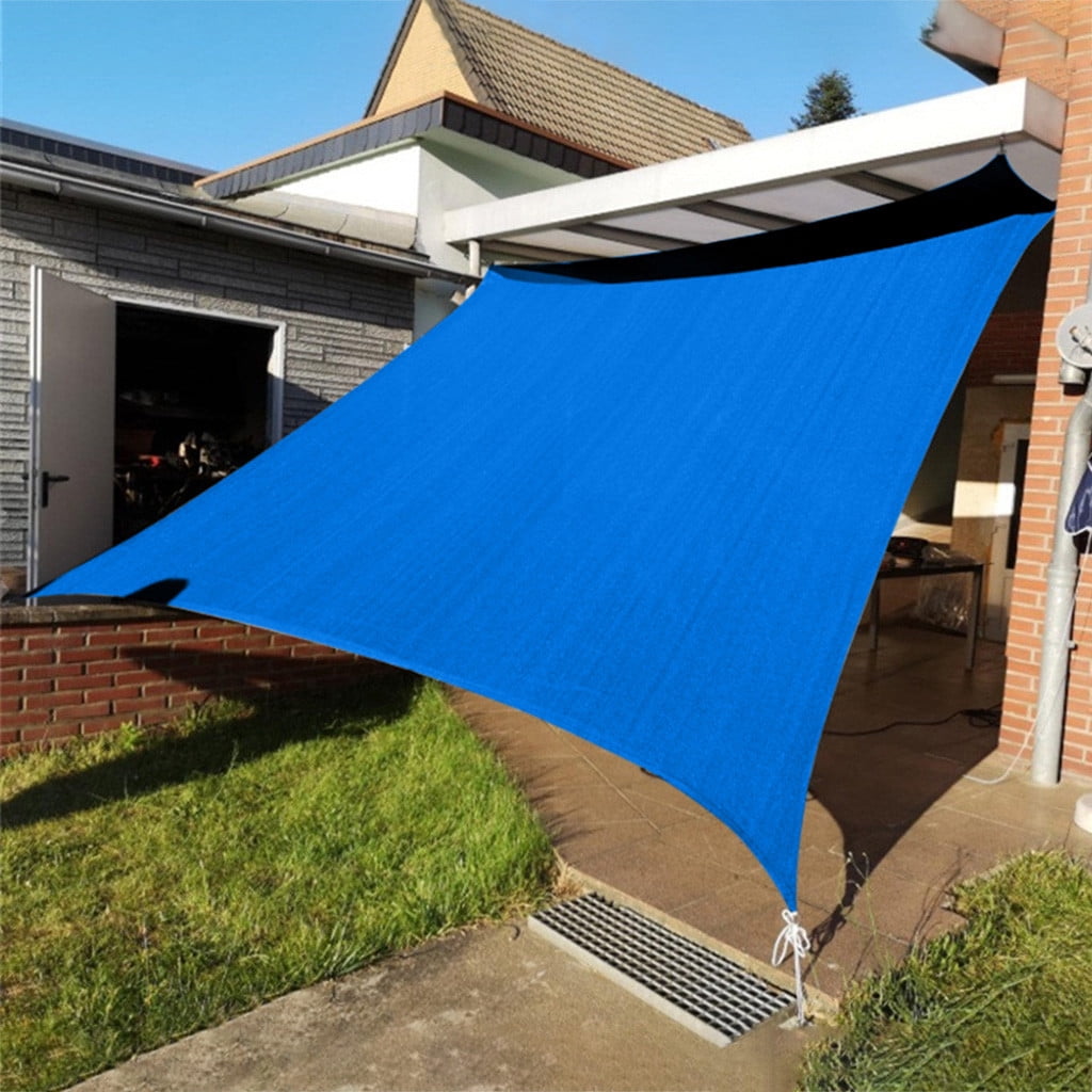 Kbndieu Sun Shade Sail Rectangular Curved Canopy, UV Block Sunshade ...