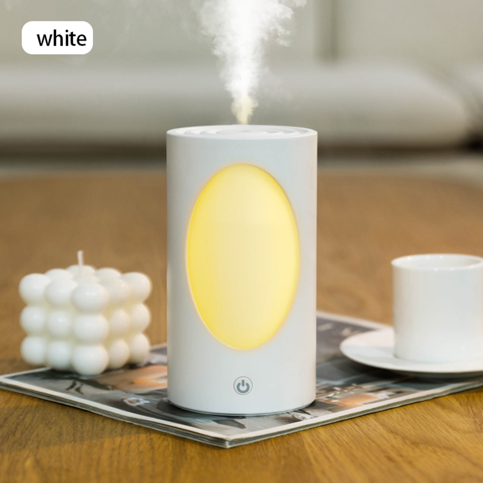 Kbndieu Tree Hole Humidifier USB Soft Light Night Light Home Silent ...