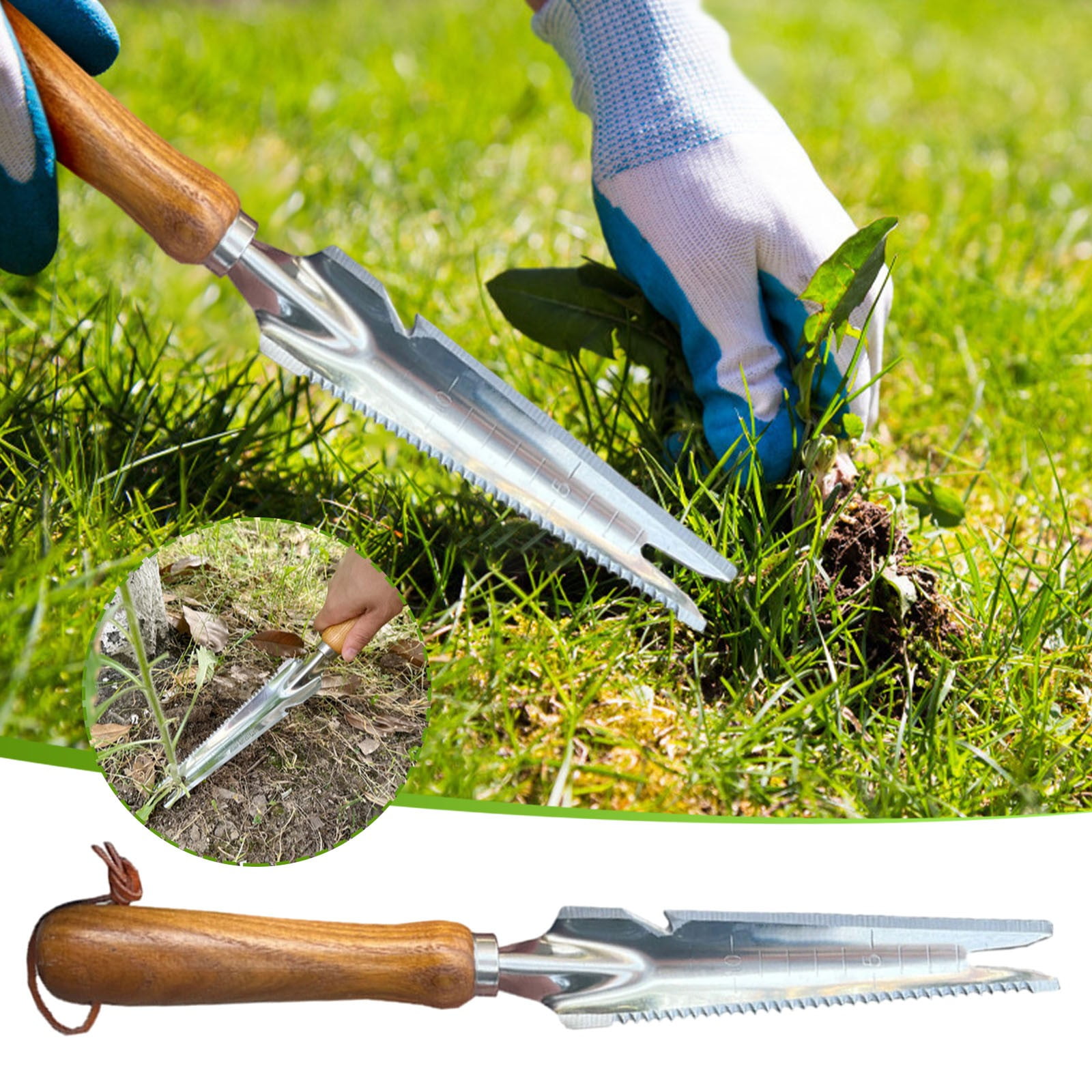Kbndieu Weed Puller Tool Stainless Steel Gardening Weeder Plucker on ...