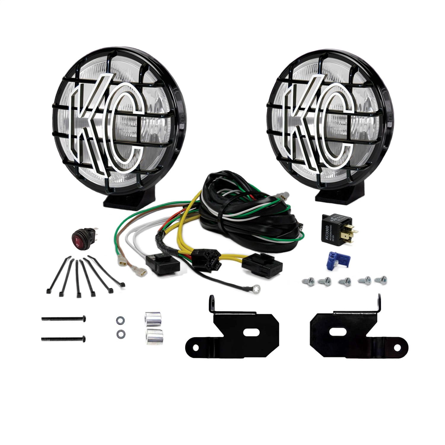 Kc Hilites 97114 Kc Apollo Pro Series Spread Beam Light Kit Fits select ...