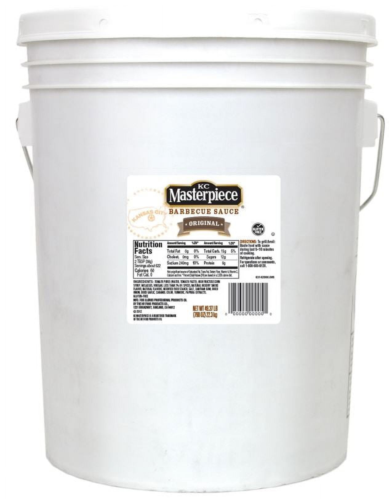 Kc Masterpiece 00005 Sauce K.C. Masterpiece Original Barbecue Pail ...