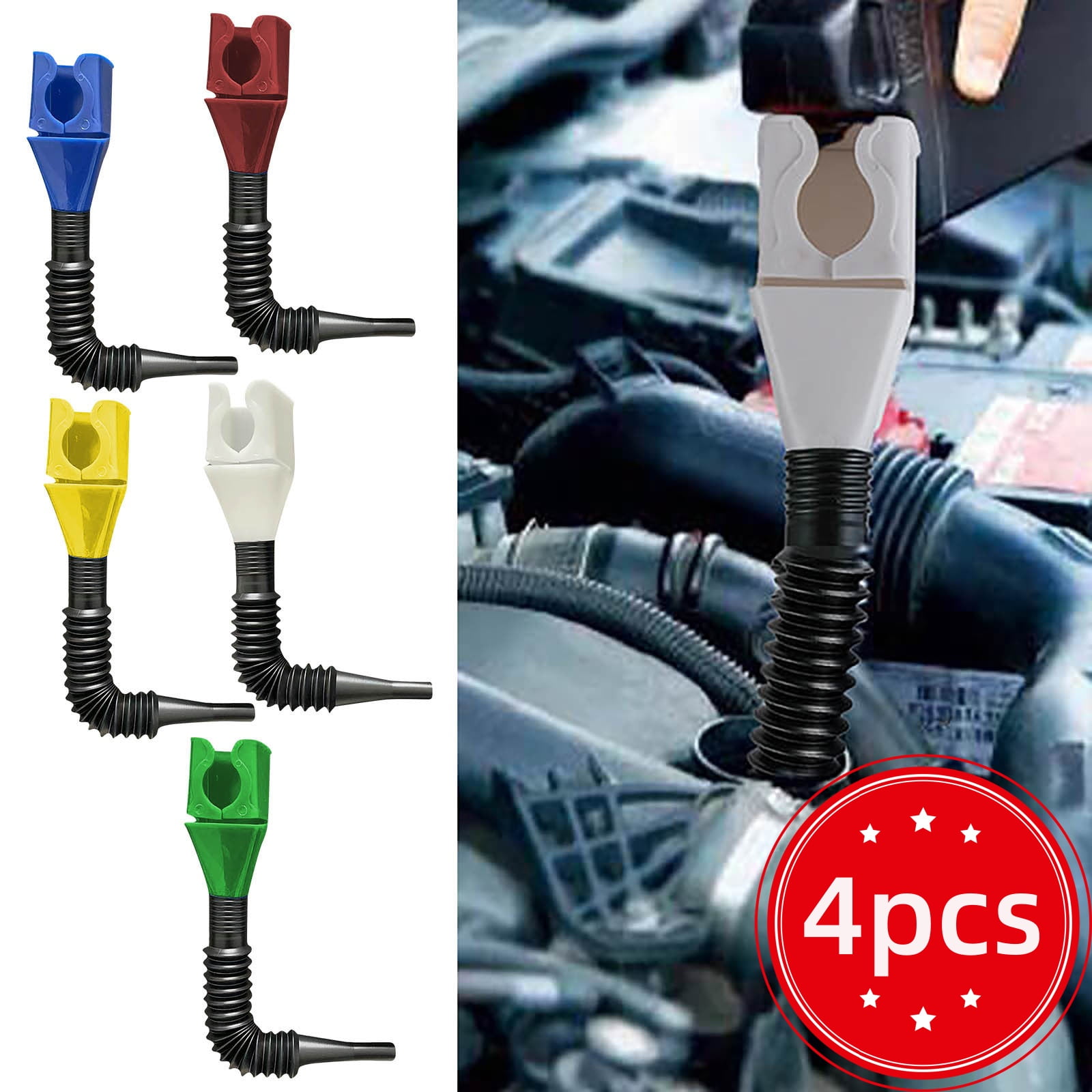 Kcavykas 2024 New Retractable Auto Fuel Funnel, Funnels for Automotive ...