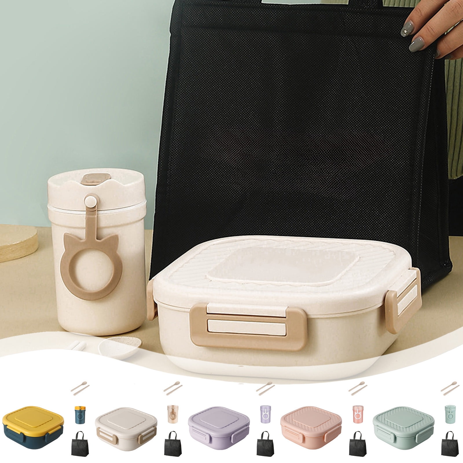 Kcavykas up to 60% off Gifts Lunch Box Set | Microwaveable Insulated ...