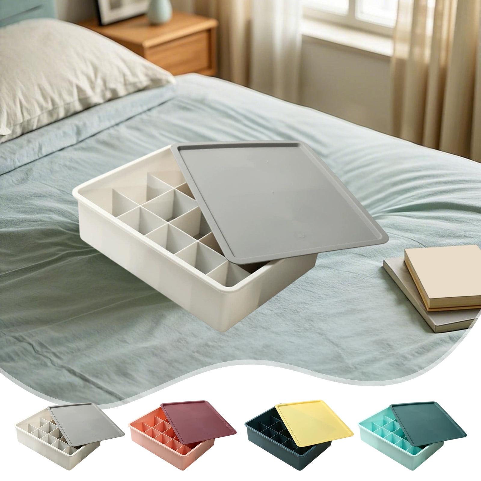 Kcavykas All-in-One Desktop Storage Box with Drawers, Organizer for ...