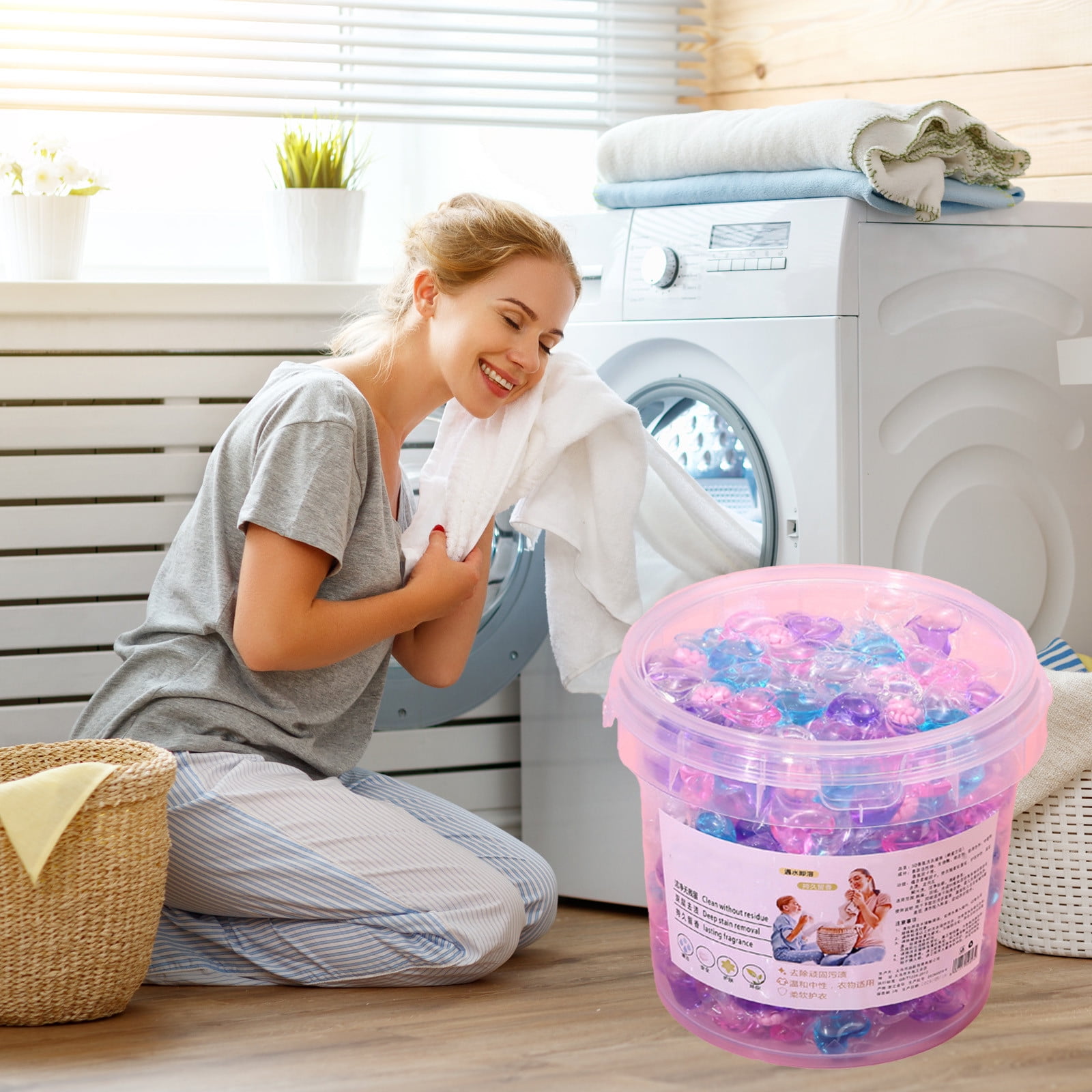 Kcavykas Five-in-One Laundry Pods | Lingering Aroma Capsules for Fresh ...