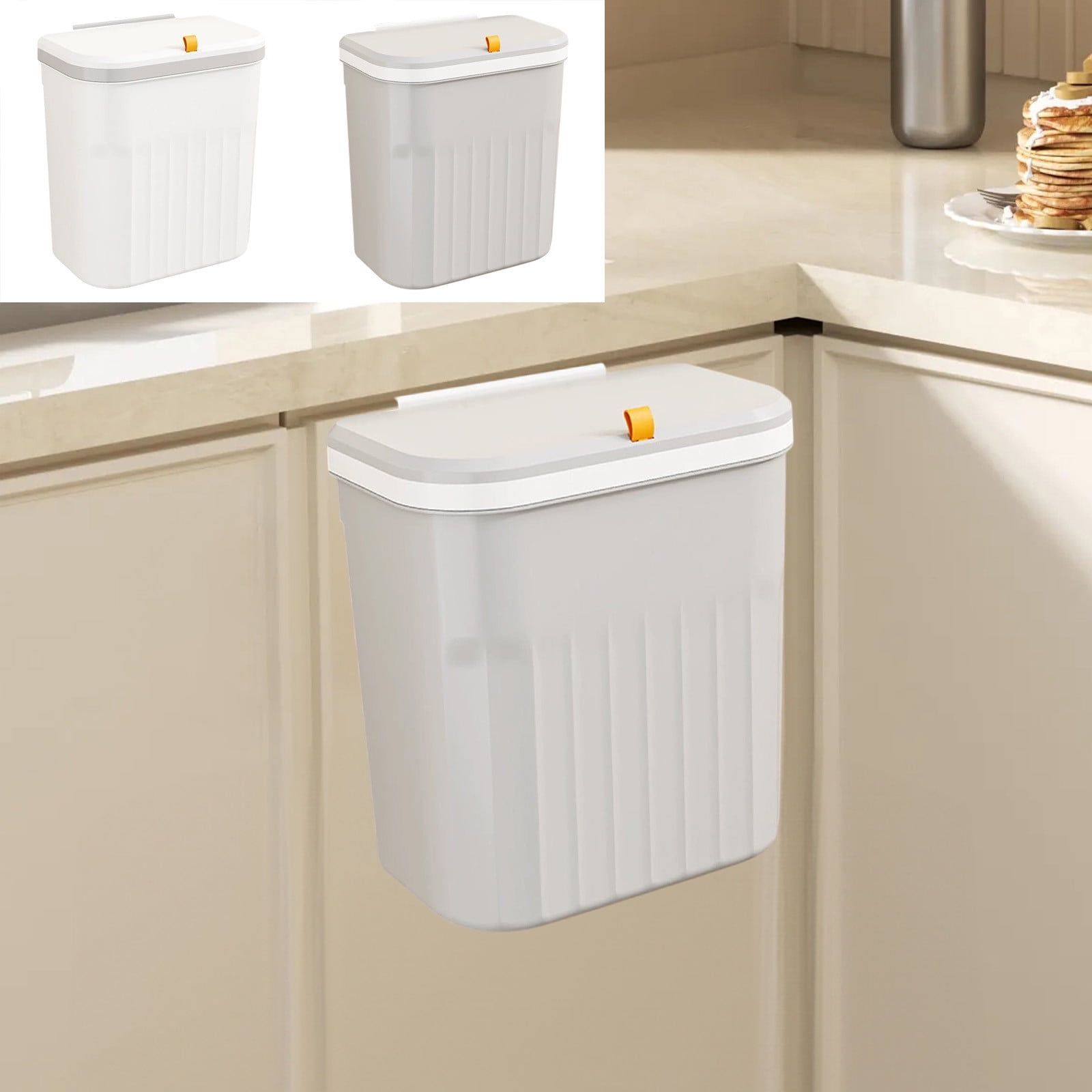 Kcavykas Home Trash Can, Large Living Room Bin, Pressure Ring Basket ...