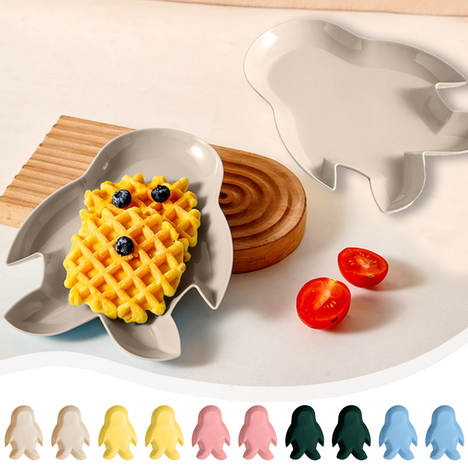 Kcavykas Imaginative Toon Penguin Dessert Tray, Household Snack and ...