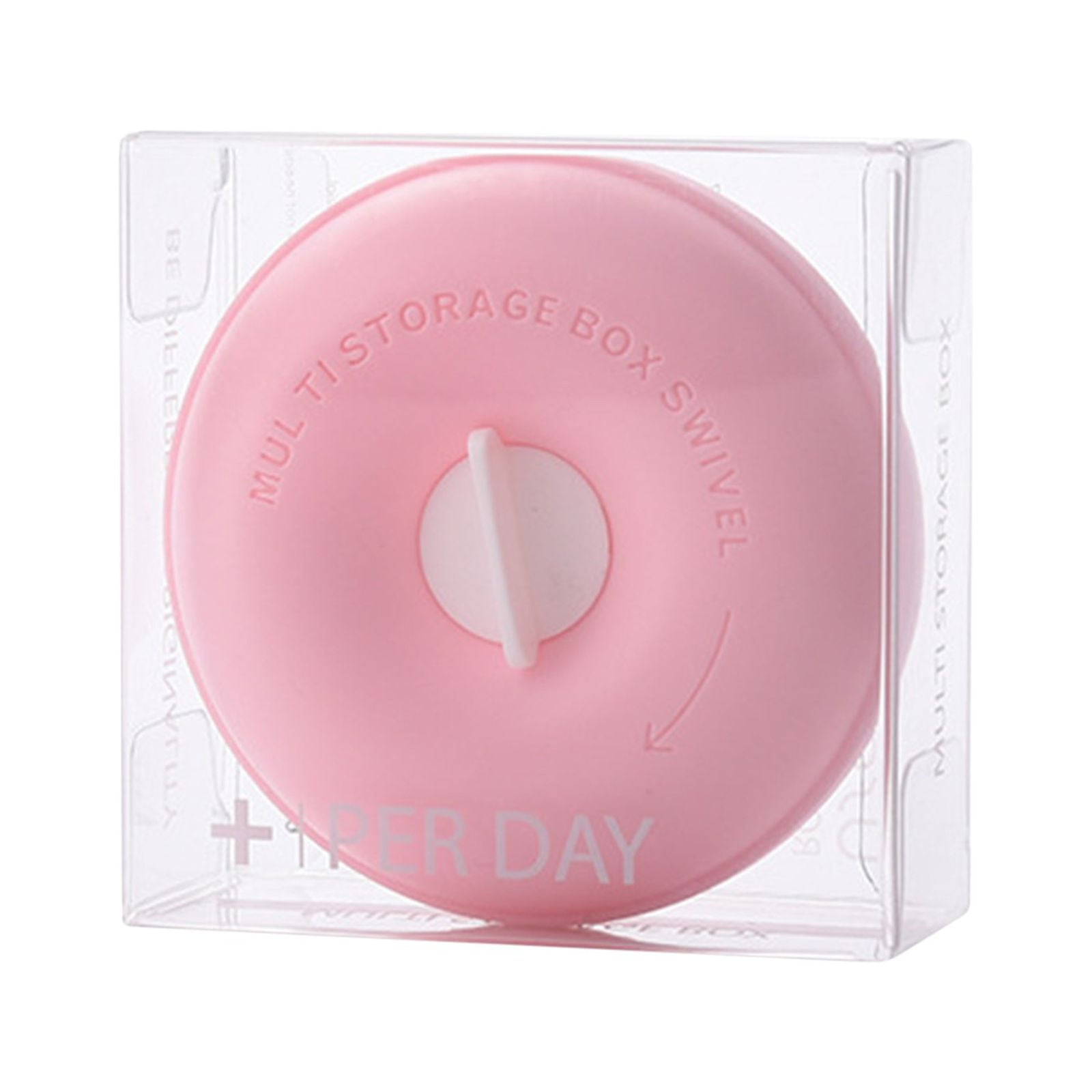 Kcavykas Medicine Pill Organizer 4 Cell Portable Mini Medication Box ...