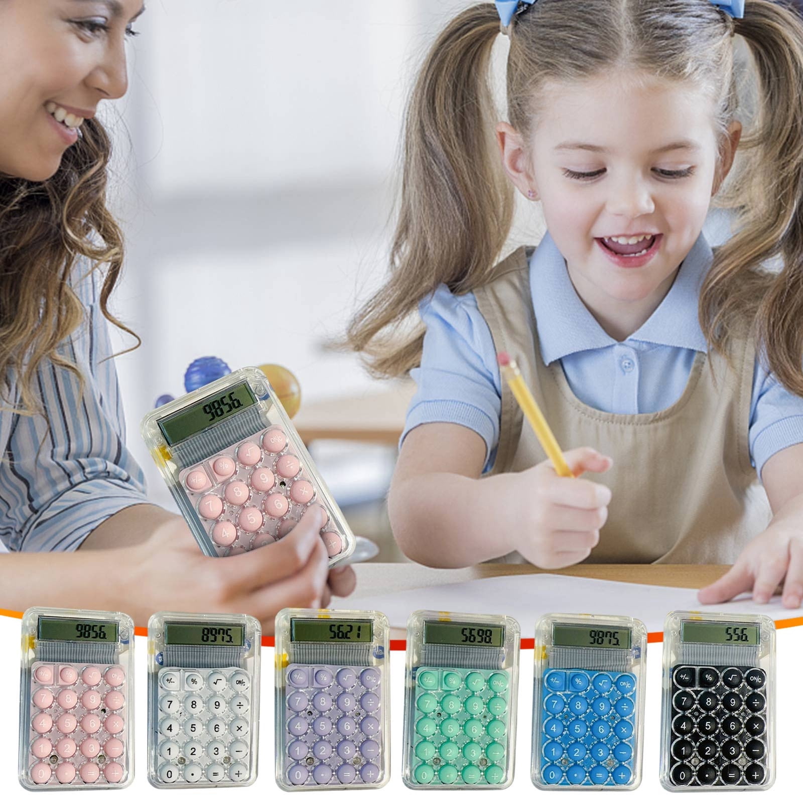 Kcavykas Multiple Modes Basic Calculator Mini Candy Calculator High ...