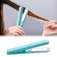 Kcavykas Portable Mini Hair Straightener Curling Iron 2-in-1 Dual ...