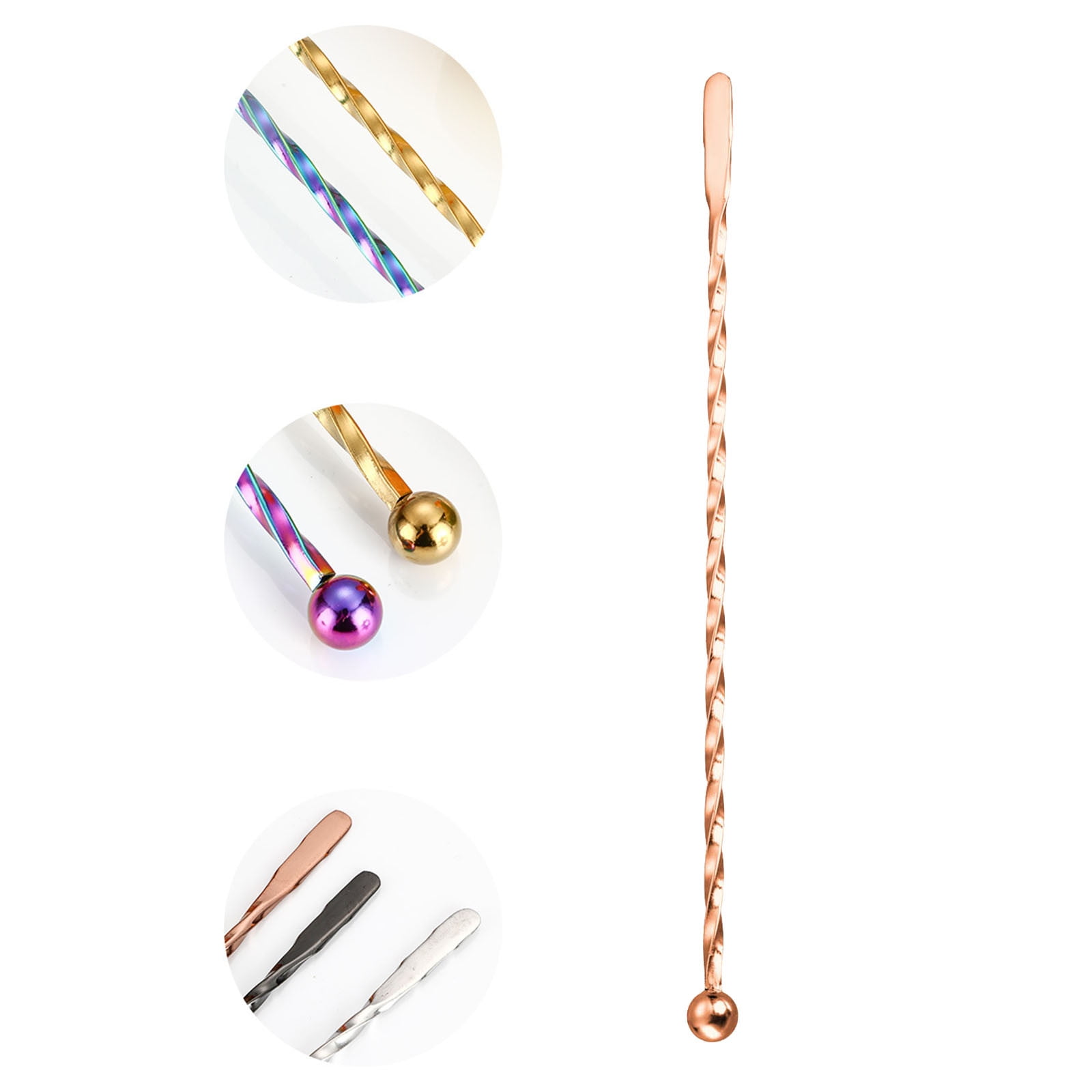 Kcavykas Savings Cocktail Stirring Rod + Stainless Steel Mixing Stick ...