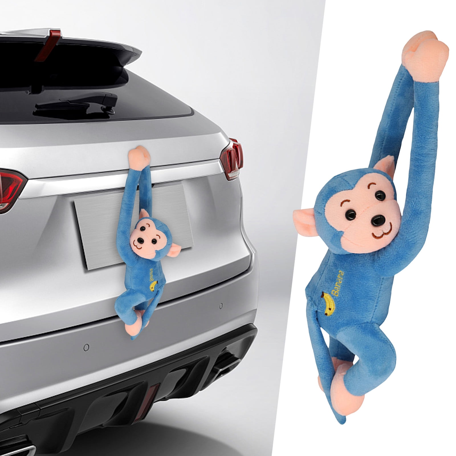 Kcavykas Funny Car Monkey Decoration Funny Car Tail Monkey Doll ...
