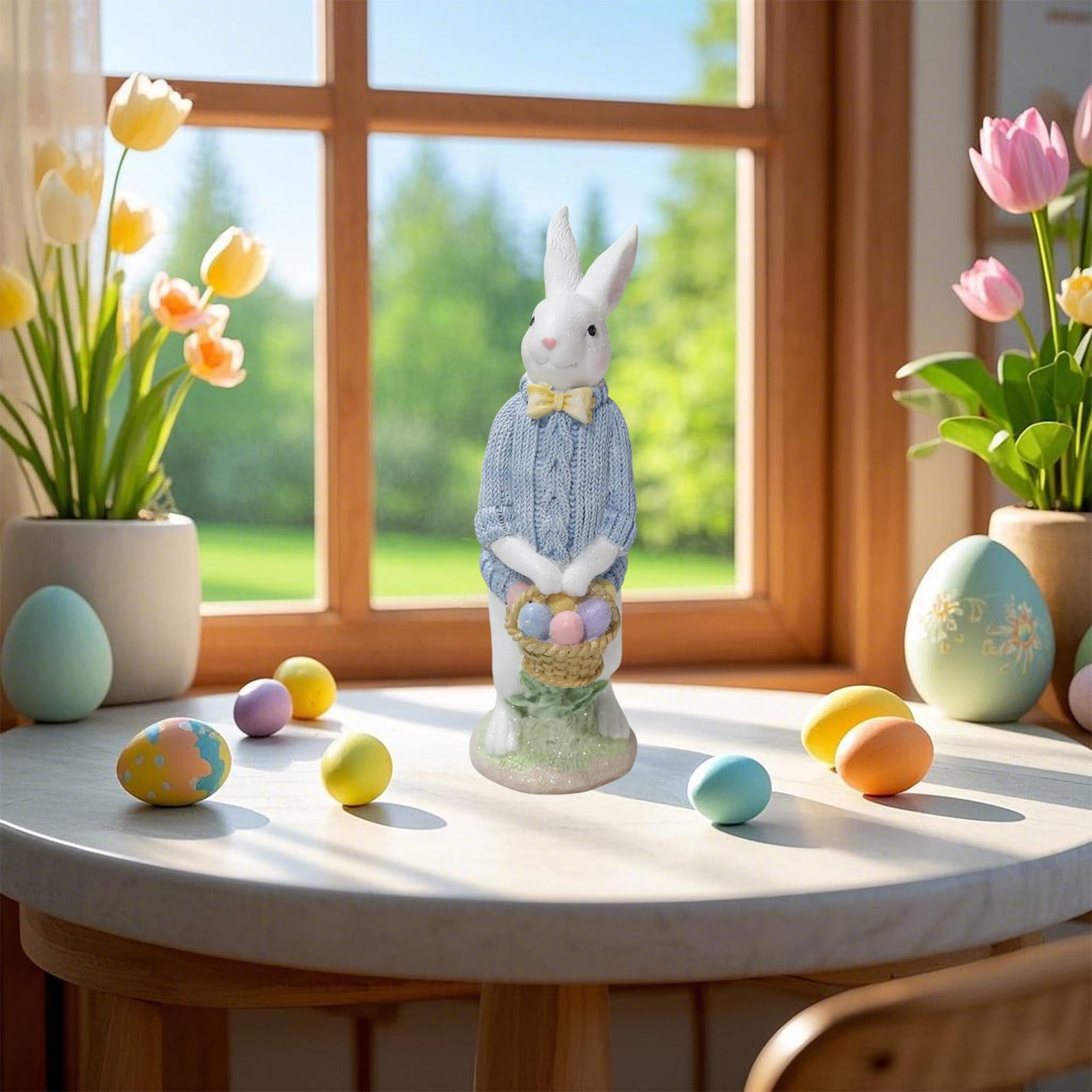 Kcavykas Savings Rustic Style Home Decor Accents Outdoor Resin Rabbit ...