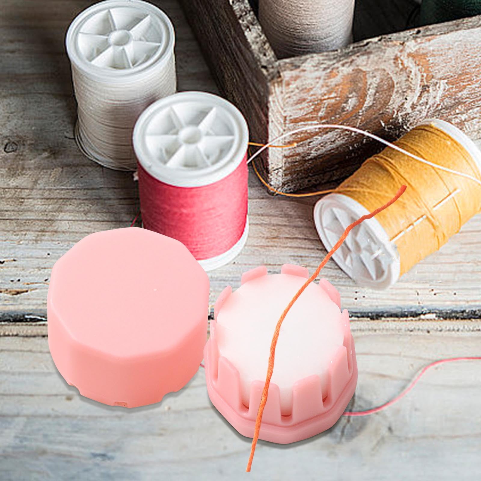 Kcavykas Stitch Thread Wax Box Woolen Thread Water-soluble Cotton ...