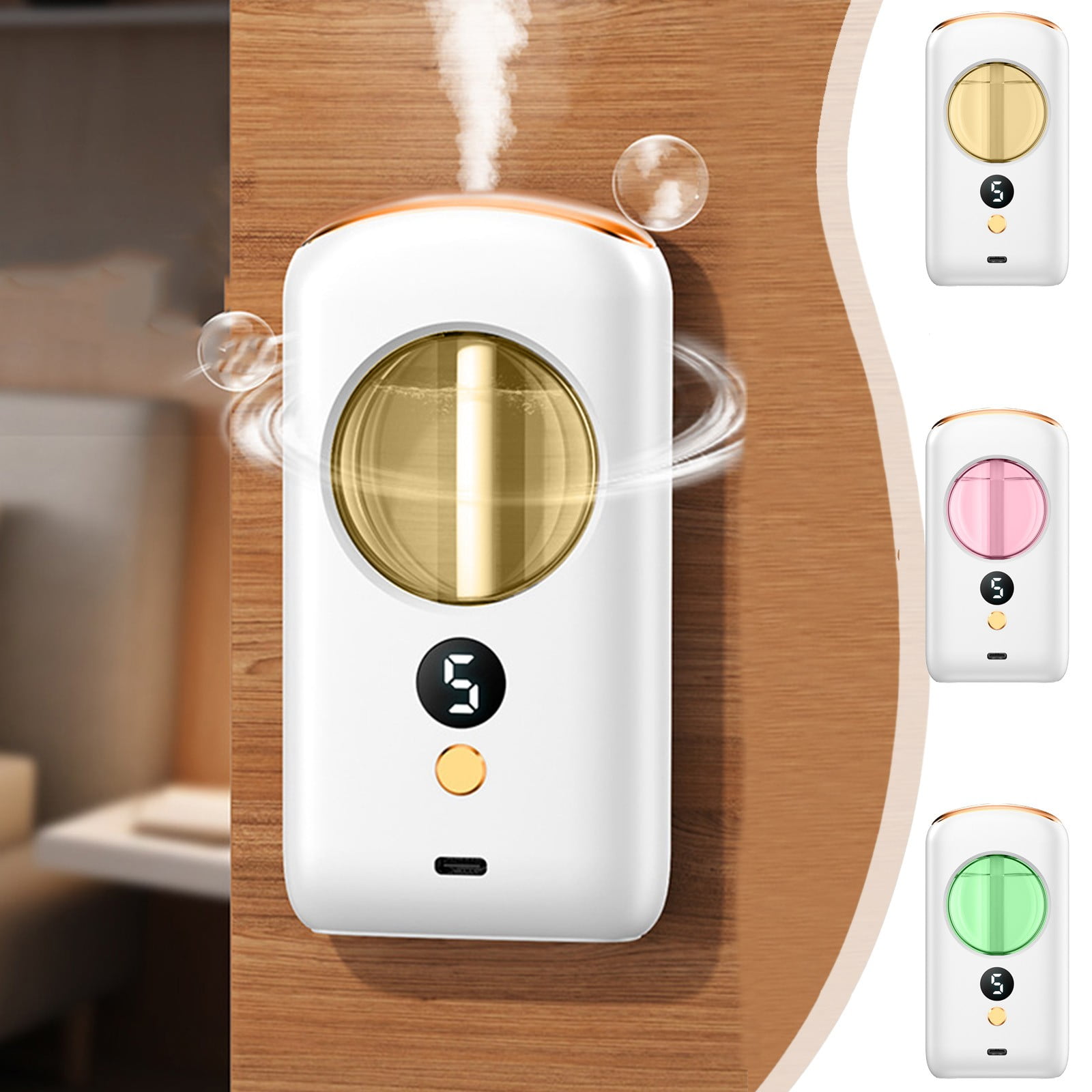 Kcavykas Ultrasonic Aroma Diffuser Oil 40mL Smart Automatic ...