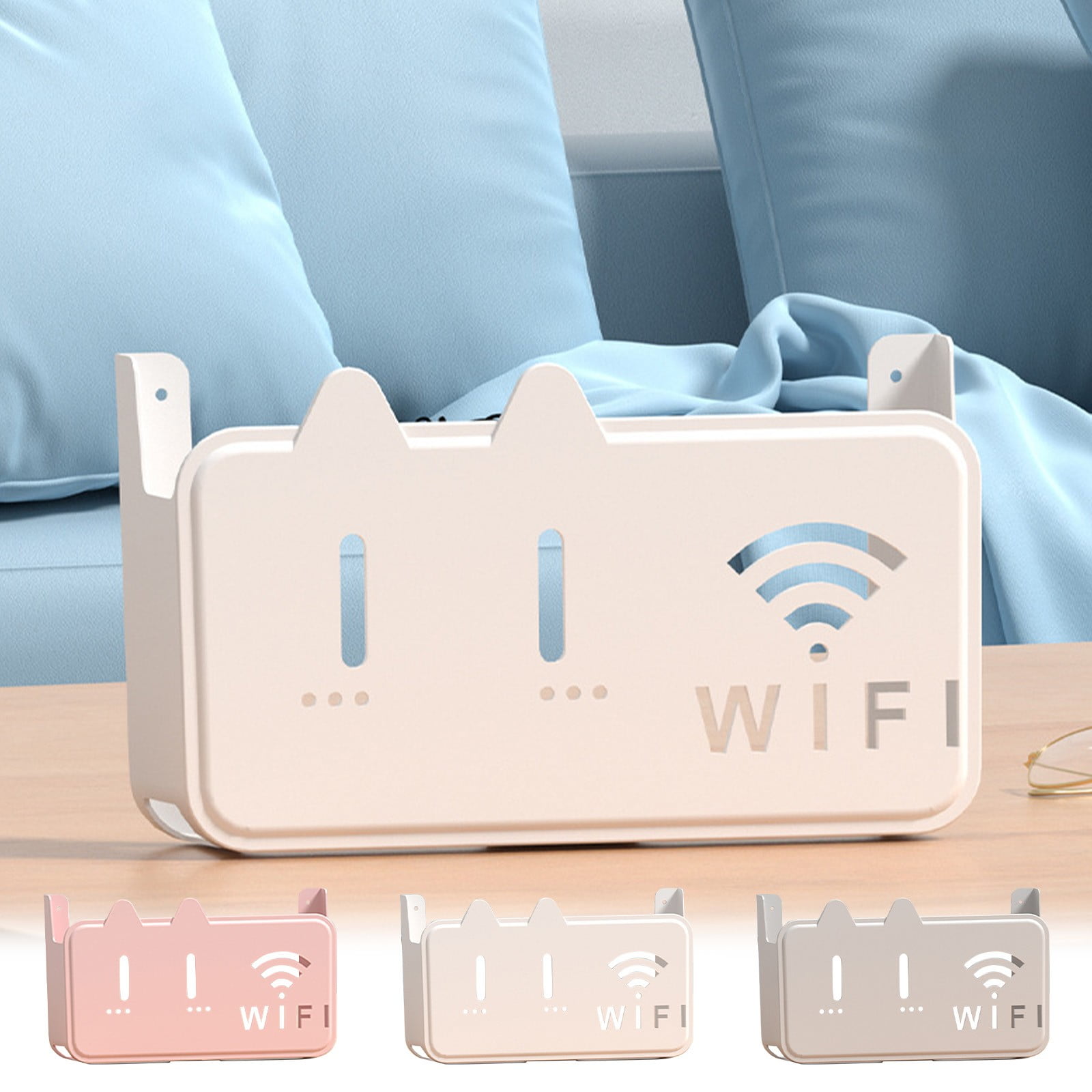 Kcavykas Waterproof Storage Container Non Perforated WiFi Router ...