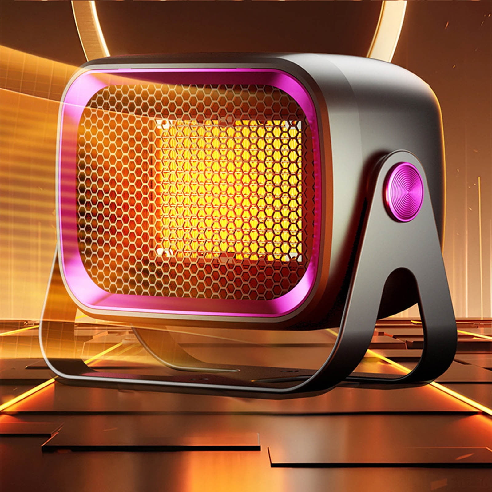 Kchsji 1200W Small Portable Silent Desktop Wall-Mounted Heater Fan ...