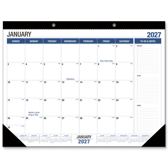 Kchsji 2026 Desk Or Wall Calendar, Watercolor Monthly Art, Thick Ink ...