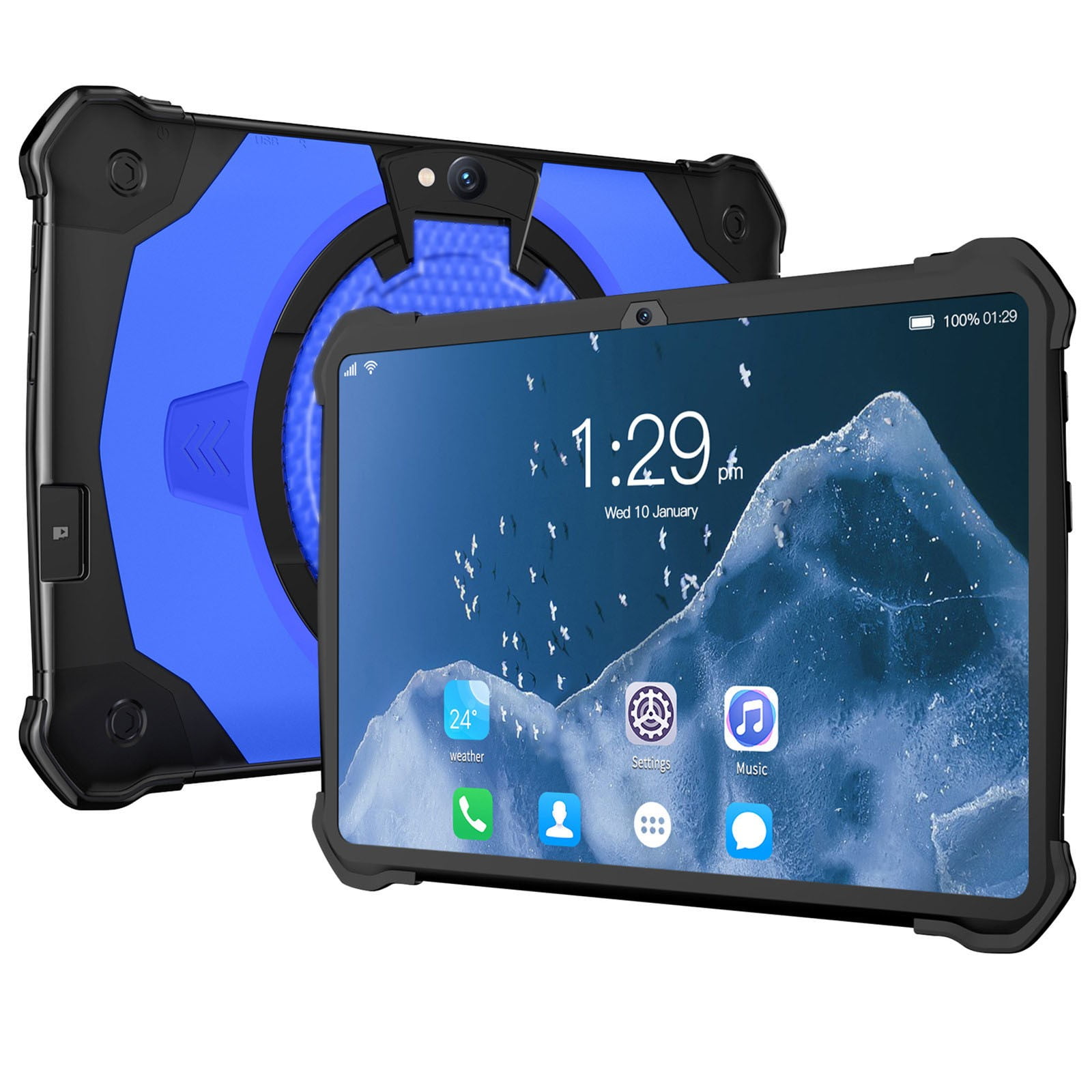 Kchsji 7-Inch Tablet with 16GB Storage Bluetooth WiFi Bundle Case, Quad ...