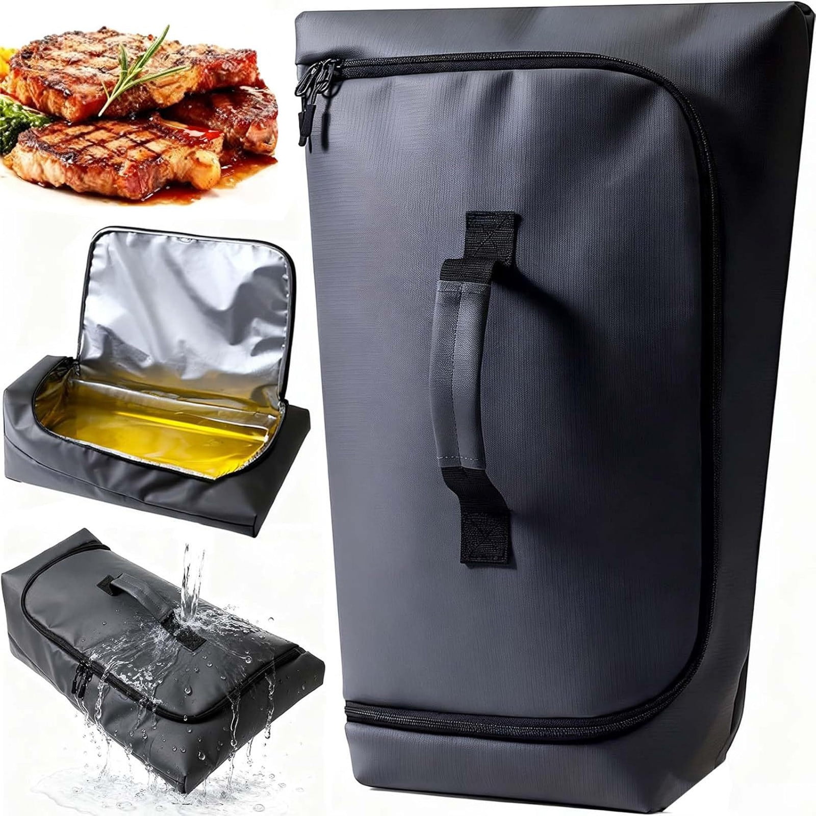 Kchsji BBQ Meat Resting Bag Insulated Blanket for Grilled Food ...