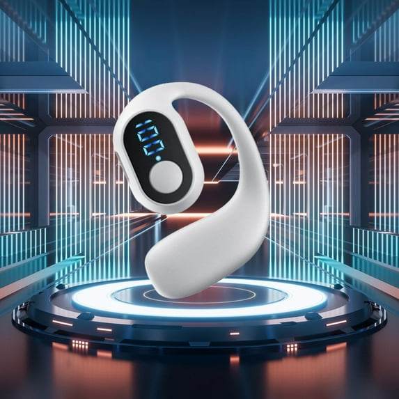 Kchsji Bluetooth 53 Ear Hanging Ear Non In Ear Power Digital Display ...