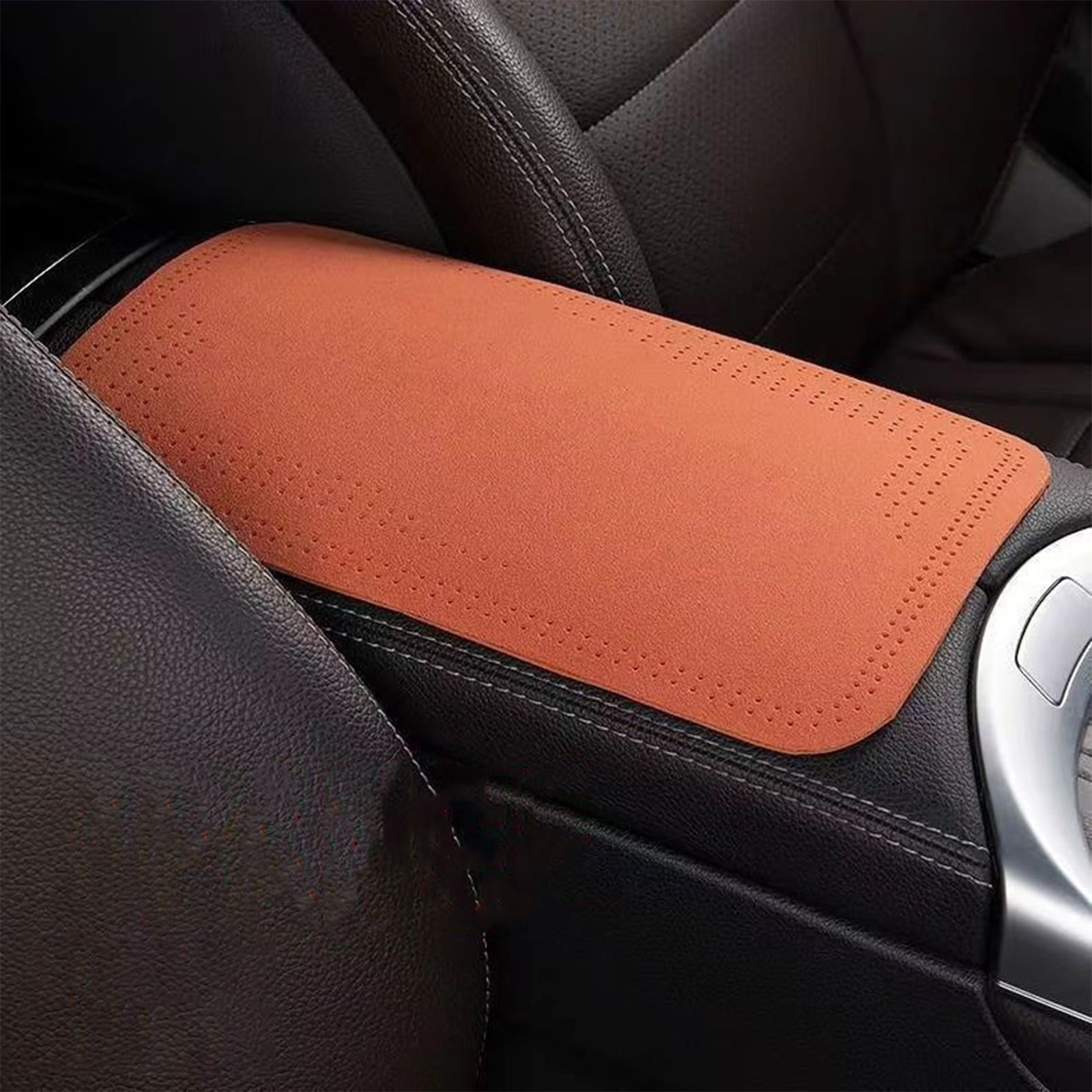 Kchsji Car Armrest Pad Central Console Cushion Cover Soft Elbow Support ...