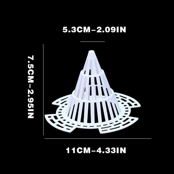 Kchsji Flowerpot Bottom Mesh Pad Plastic Orchid Succulent Pot Cover For ...