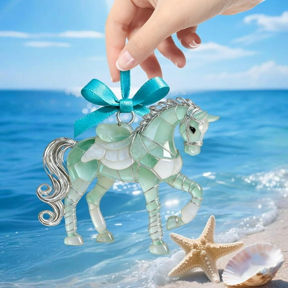 Kchsji Handmade Sea Glass Ornament From Saltburn‑By‑The‑Sea, Artisan ...