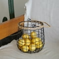 Kchsji Hanging Fruit Basket Storage Organizer With Handle Multipurpose ...
