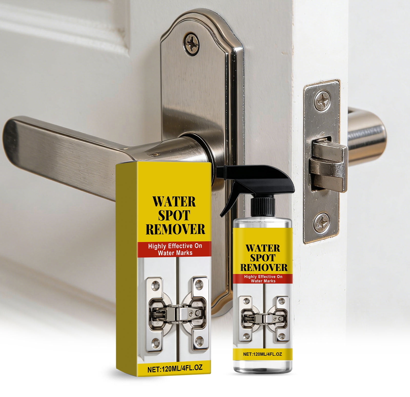 Kchsji Hard Water Stain Remover High-Efficiency Cleaner For Faucets ...