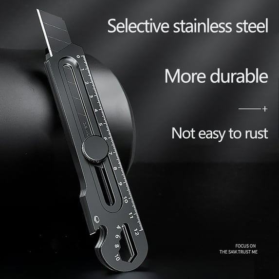 Kchsji Heavy Duty Utility Knife Stainless Steel Multi-Purpose Cutter ...