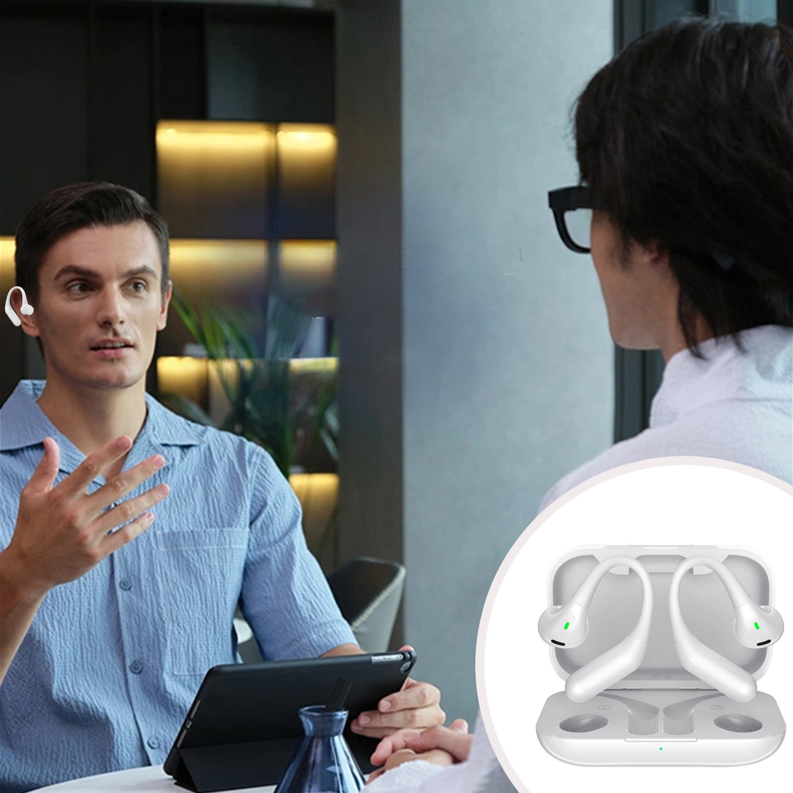 Kchsji Intelligent Translation Headset, Business Meeting Multilingual ...