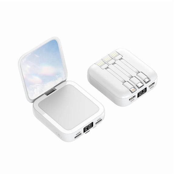 Kchsji Mini Portable Beauty Power Bank, 10000mAh Large Capacity ...