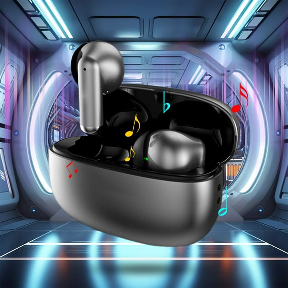 Kchsji Open Ear Bluetooth Earbuds 54, Wireless Headphones with LED ...