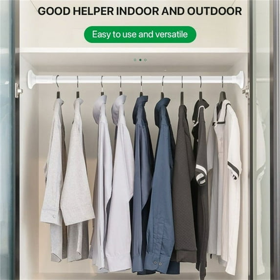 Kchsji Punch-Installation Clothes Drying Telescopic Rod Wardrobe ...