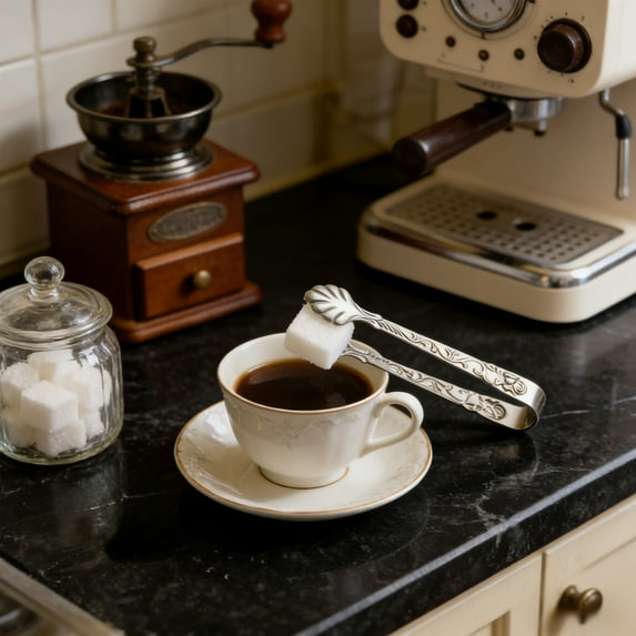 Kchsji Rose Shape Food Clip Ice Cube Coffee Sugar Tongs, Small Spring ...