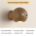 Kchsji Rotating Mini Magnetic Rechargeable Wall Lamp Human Body Sensor ...