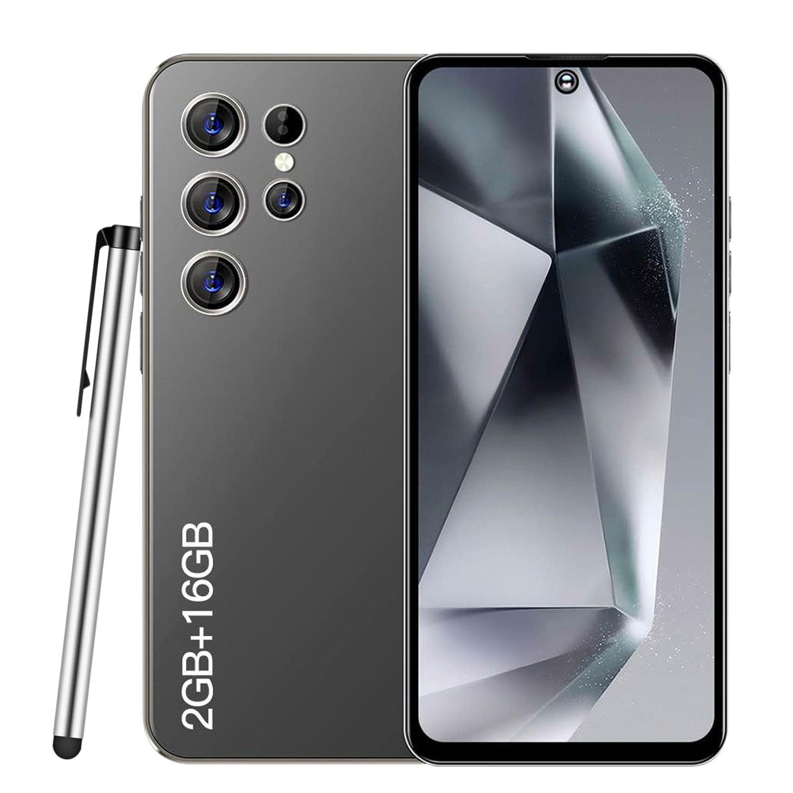 Kchsji Smartphone C24 68" HD+ 2GB+16GB 3G Quad-Core CPU Front 2MP Rear ...