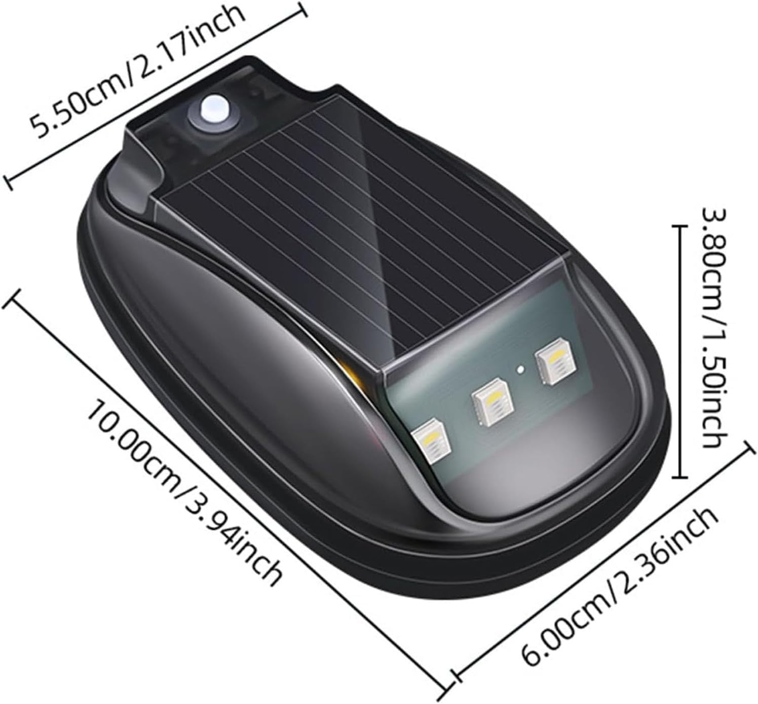 Kchsji Solar Car Roof RGB Strobe Light, Wireless LED Light with Remote ...