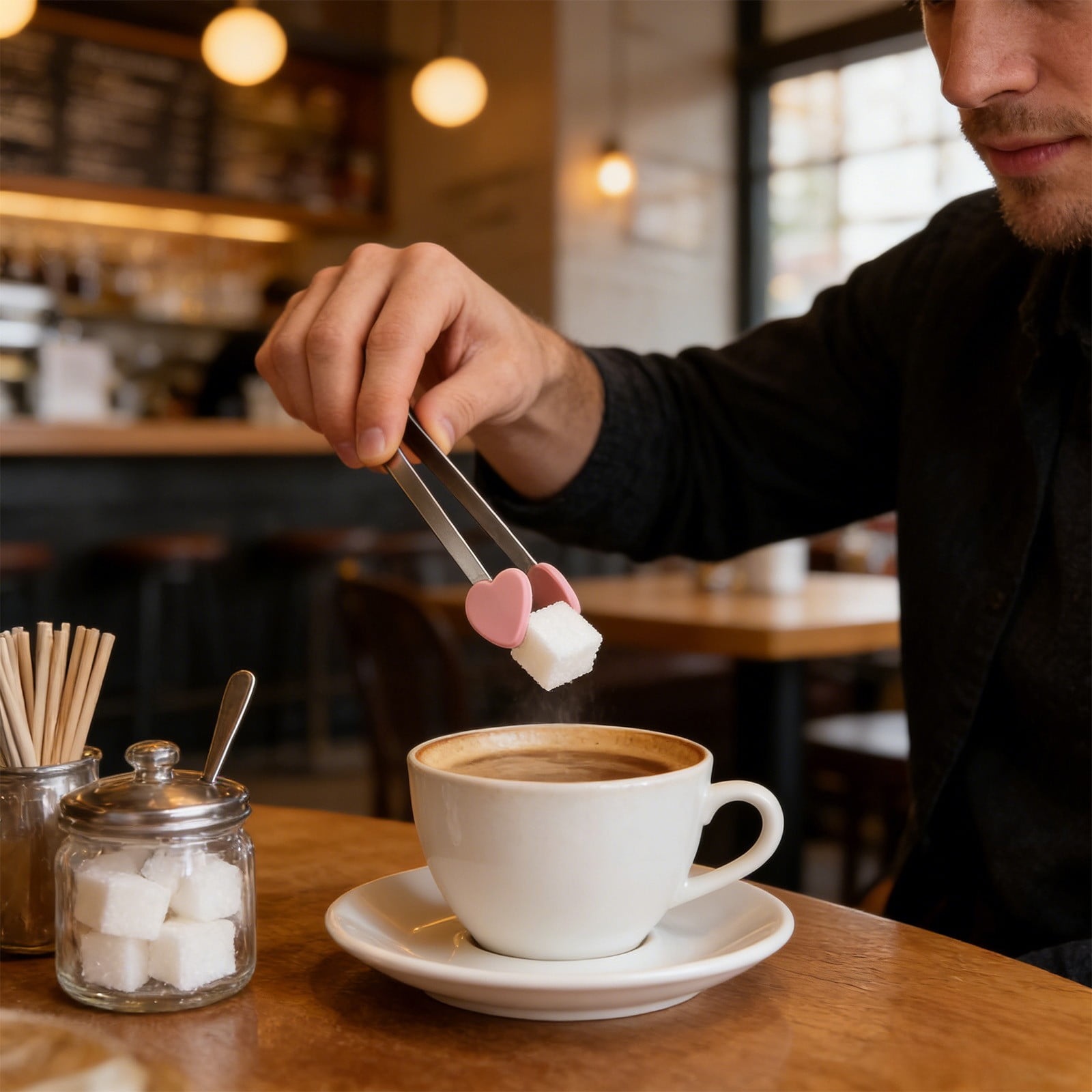 Kchsji Stainless Steel Tongs Mini Food Clip Antiskid Grip for Iced ...