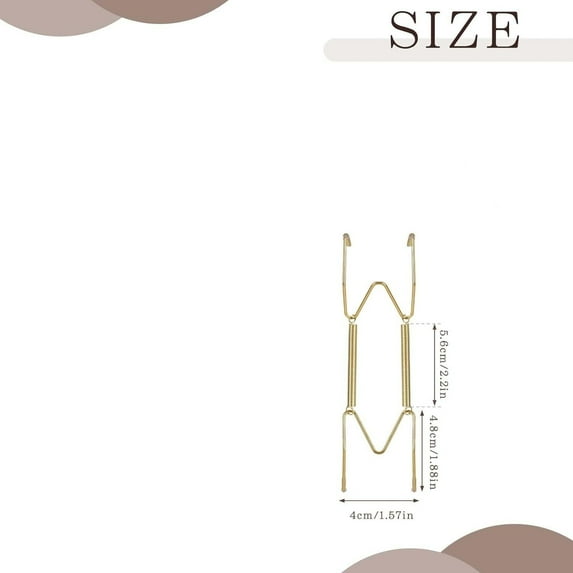 Kchsji Wall Plate Hangers 6/8/10 Inch Decorative Vertical Hooks ...