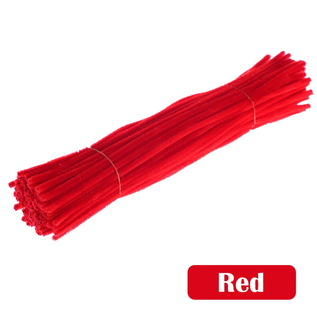 Kcocoo 100Pcs 30Cm Diy Pipe Cleaners for Children for Valentine Diy Art ...