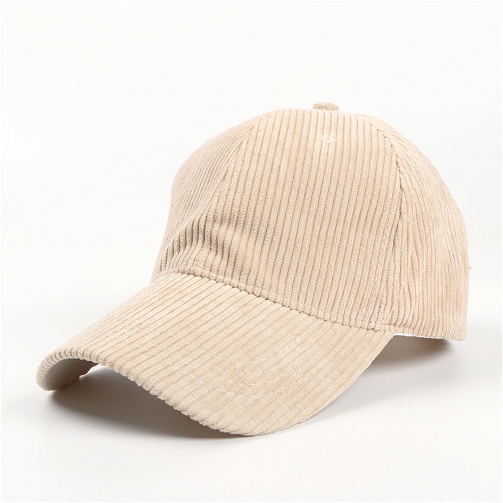 Kcocoo Male Female Neutral Summer Solid Baseball Caps Corduroy ...