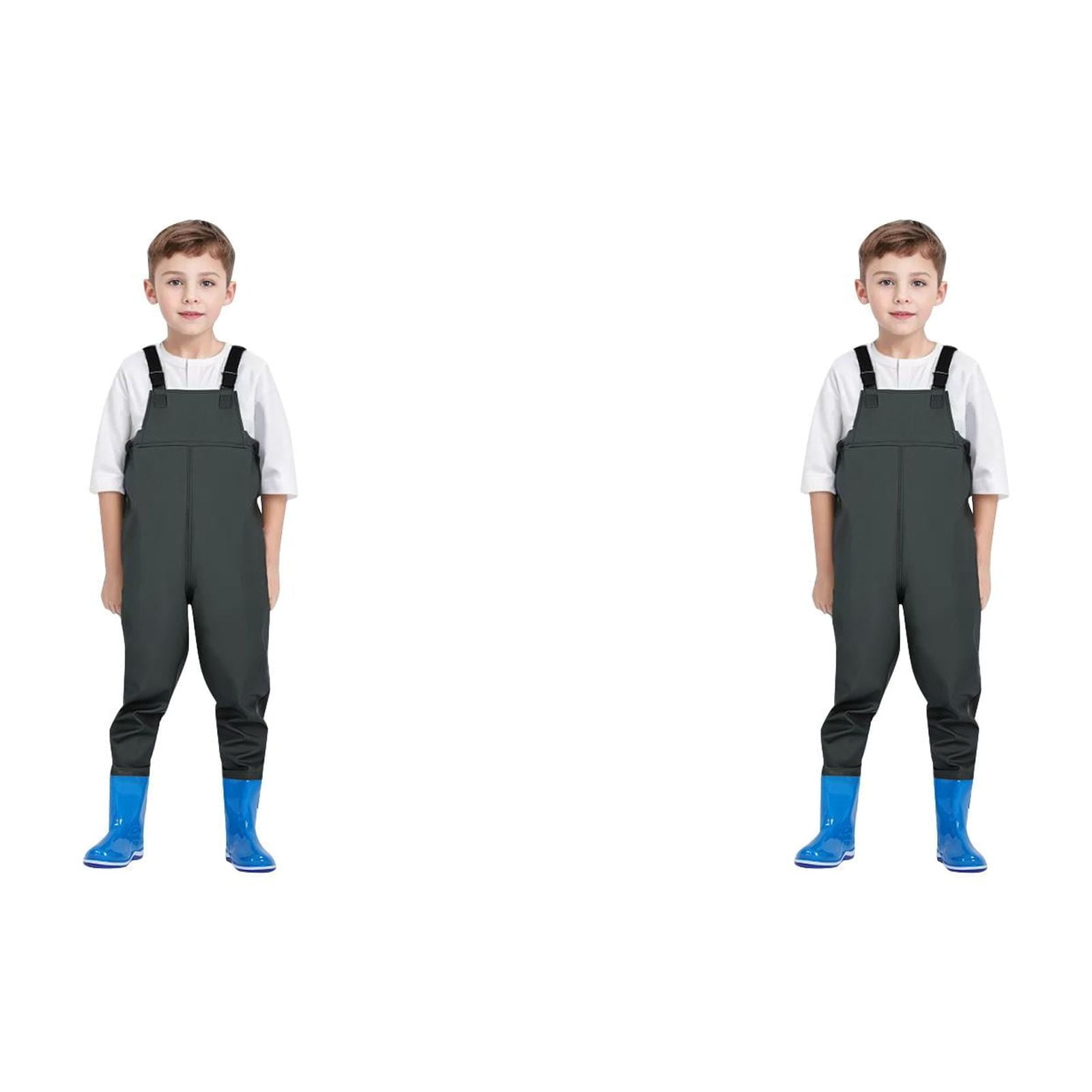 Kcodviy 2 Pcs Kids Chest Waders Youth Baby Bunny Romper Fishing Waders ...