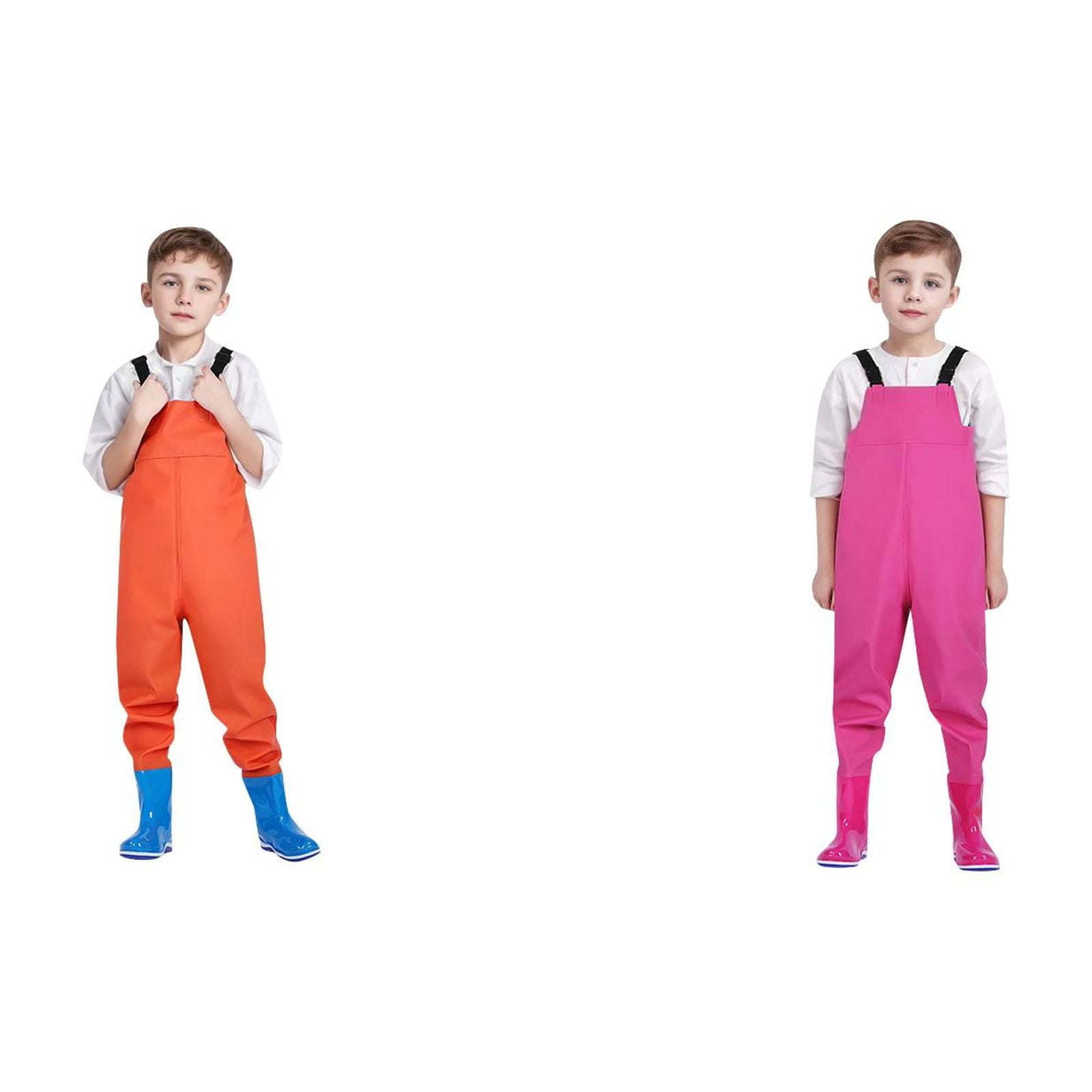 Kcodviy 2 Pcs Kids Chest Waders Youth Crawl Walk Baby Boy Outfit ...