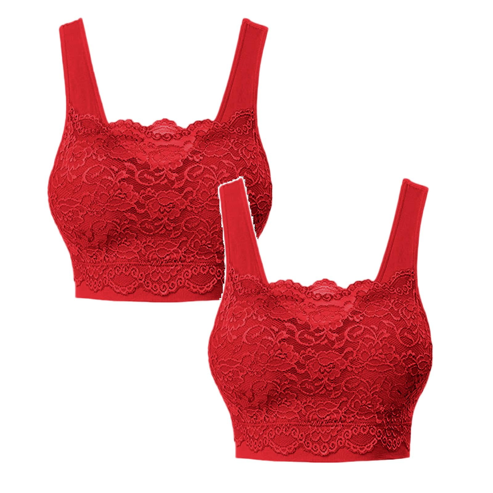Kcodviy 2Pcs Women'S Seamless Lace Bra Bras To Wear With A Backless ...