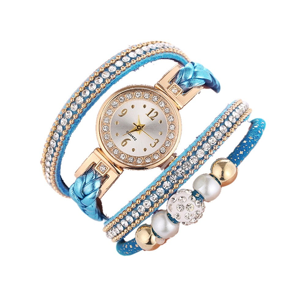 Kcodviy Beautiful Fashion Bracelet Watch Ladies Watch Round bracelet ...