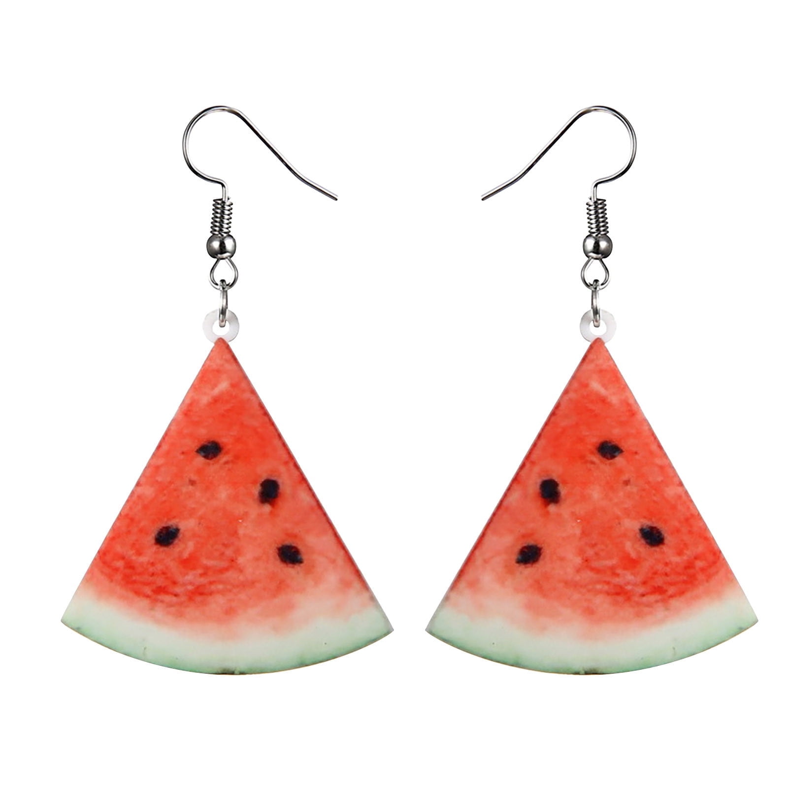 Kcodviy Cute Feminine Fruit Earrings Multi Piece Set Funny Kawaii Lemon ...