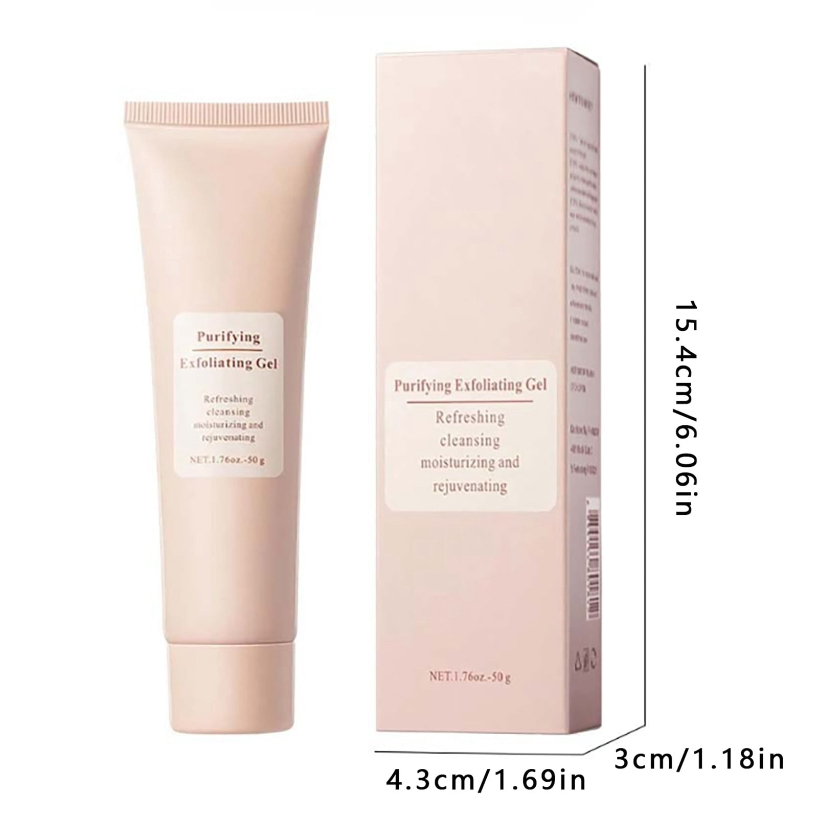 Kcodviy Deep Pore Purifying Exfoliating Gel Gentle Face Body Scrub Skin ...