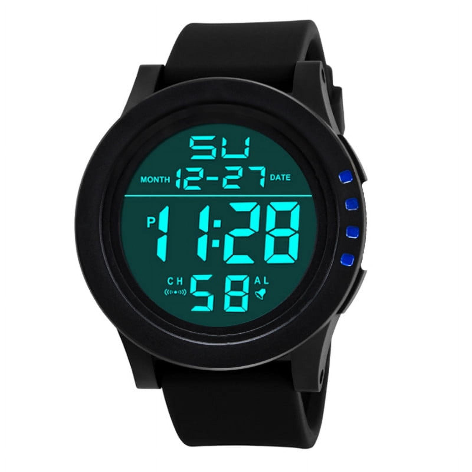 Kcodviy LED Waterproof Digital Quartz Fashion Watch Military Sport Men ...